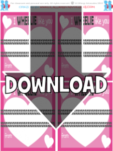 Valentine's Day Wheelie Like You Card Printable - Lil Allergy Advocates