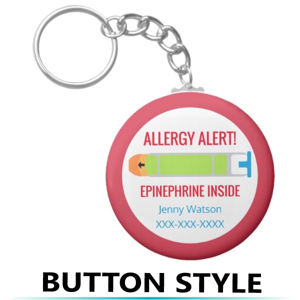 Allergy Alert Key Chains - Lil Allergy Advocates