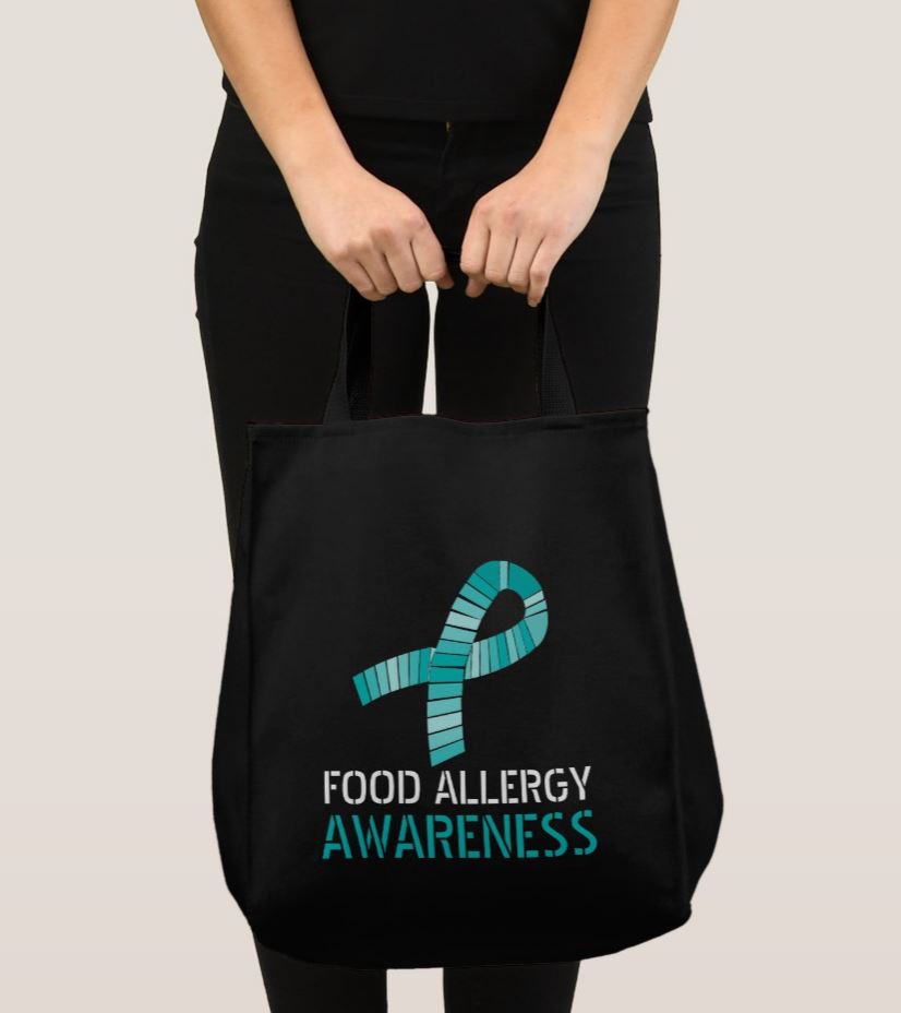 Teal Ribbon Allergy Awareness Gear - Lil Allergy Advocates